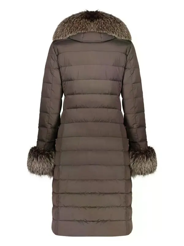 MOORER Hooded Zip-up Coat