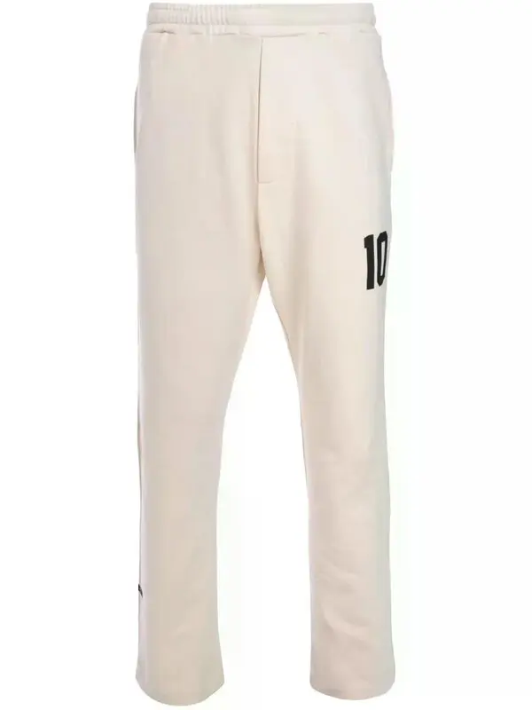 BARROW Number-print Track Pants
