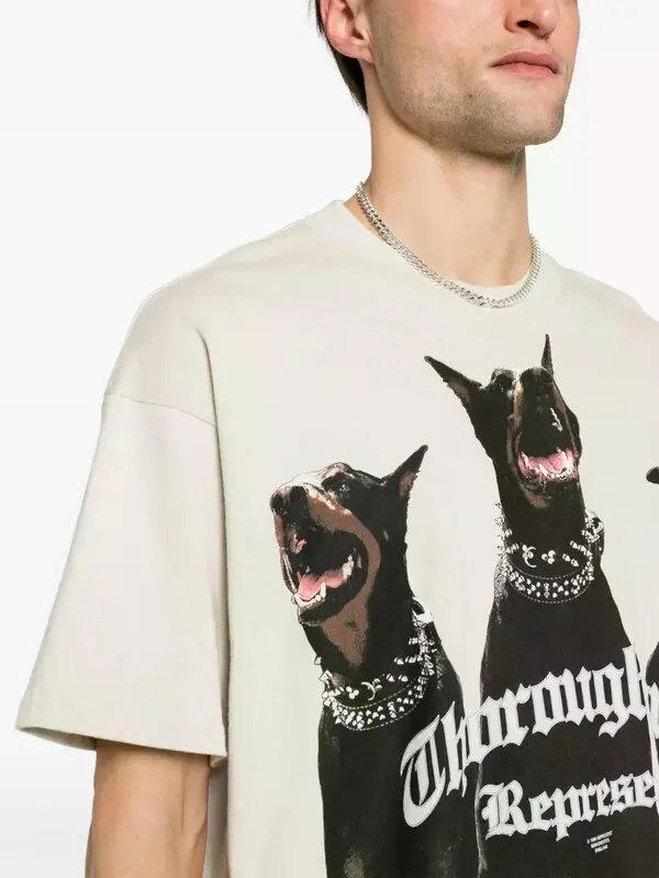REPRESENT Thoroughbred Cotton T-shirt - Neutrals