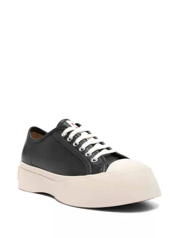 Marni Pablo Leather Sneakers - Black