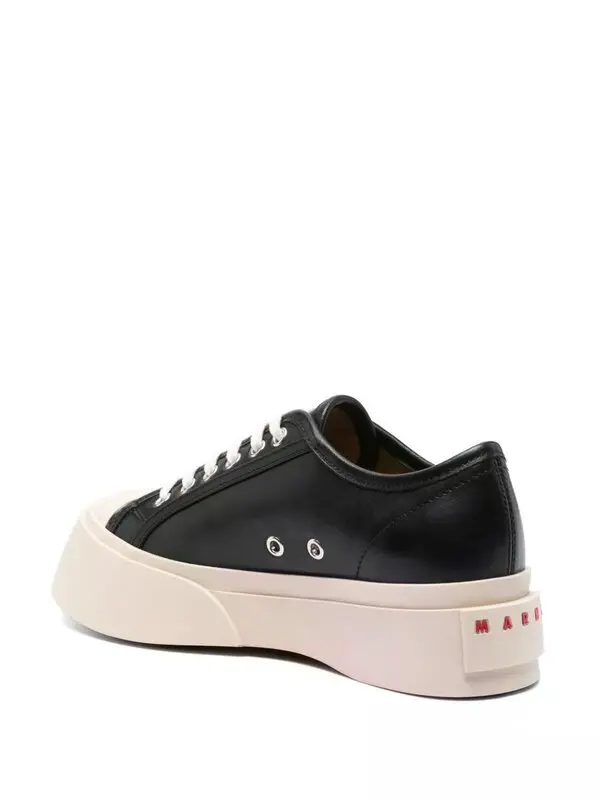 Marni Pablo Leather Sneakers - Black