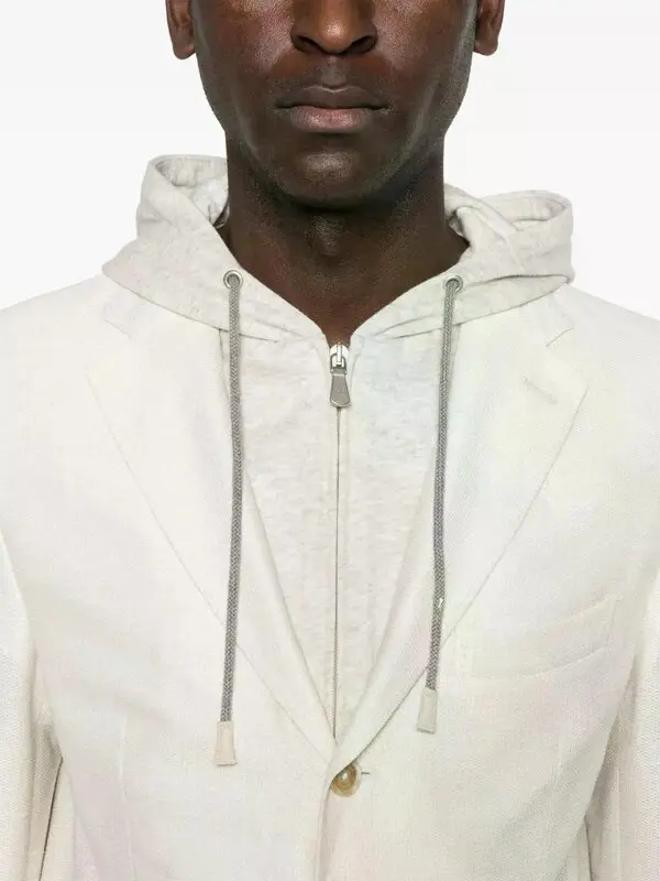 Eleventy Layered Blazer - Neutrals