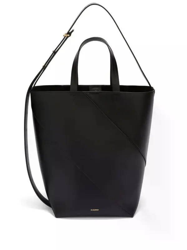 JIL SANDER Medium Leather Tote Bag