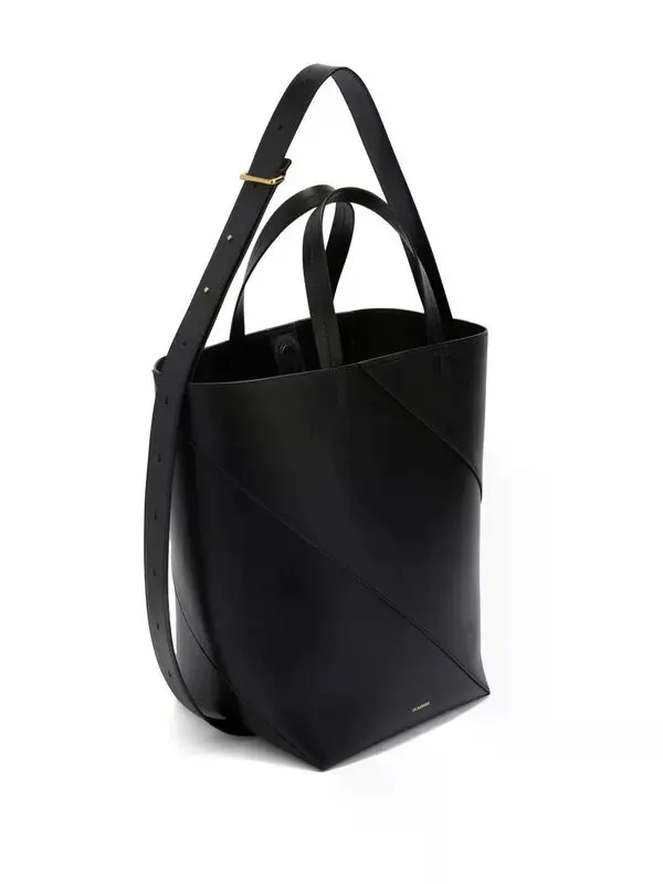 JIL SANDER Medium Leather Tote Bag