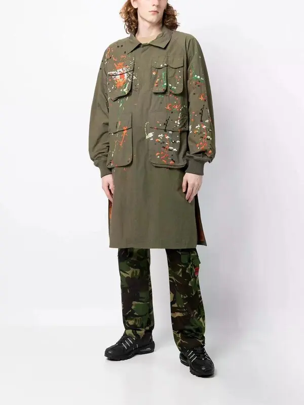 MOSTLY HEARD RARELY SEEN Paint-embroidered Backpack Coat