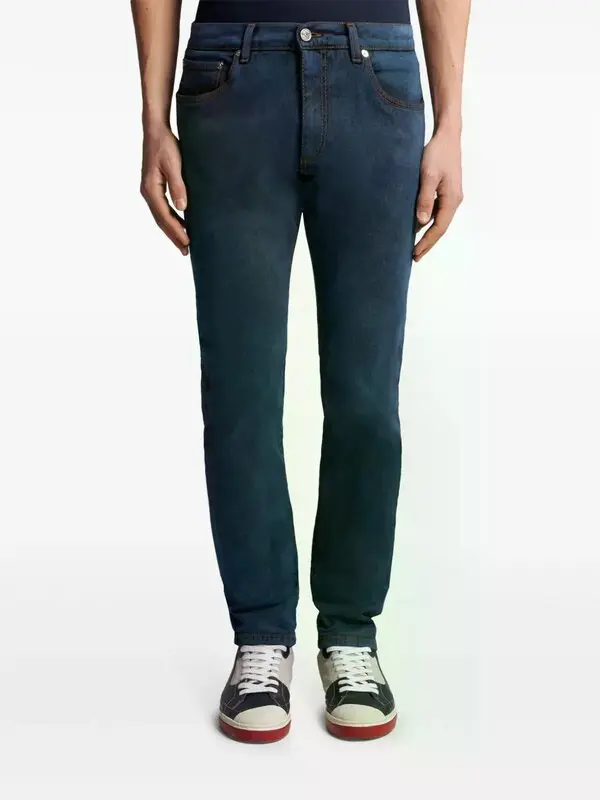 Etro Pegaso-motif Slim-fit Jeans
