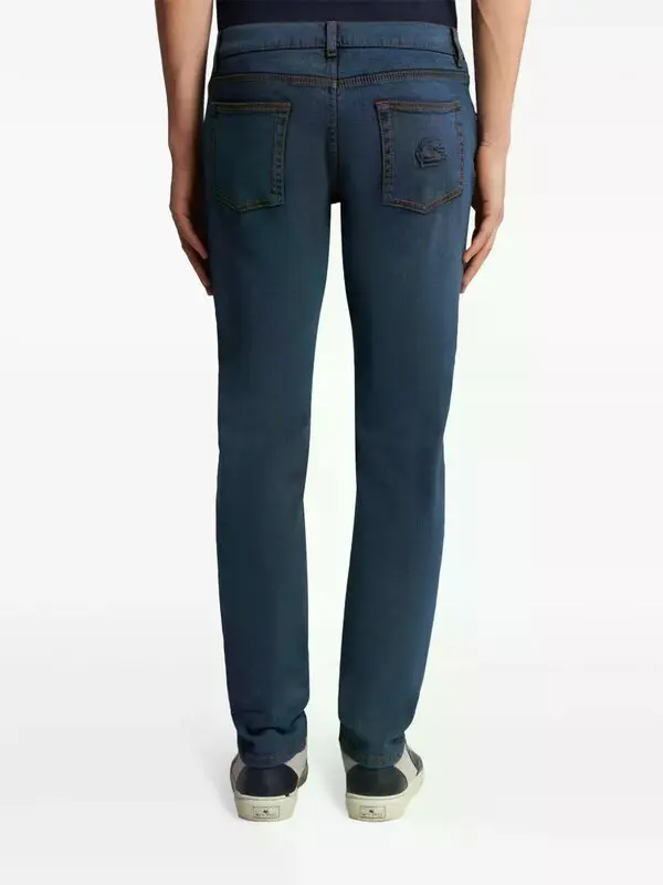 Etro Pegaso-motif Slim-fit Jeans