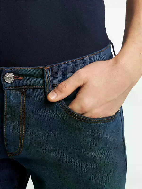 Etro Pegaso-motif Slim-fit Jeans