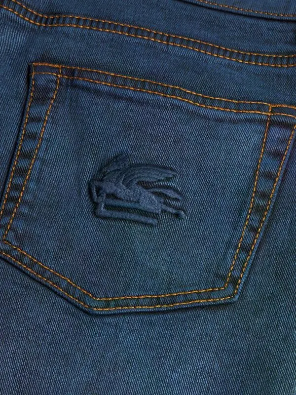 Etro Pegaso-motif Slim-fit Jeans