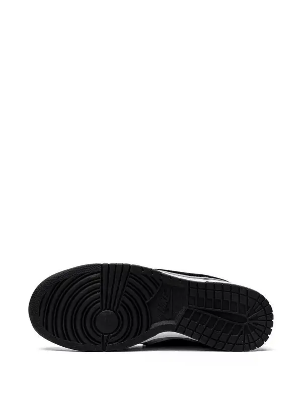 Nike Dunk Low Chenille Swoosh Sneakers - Black