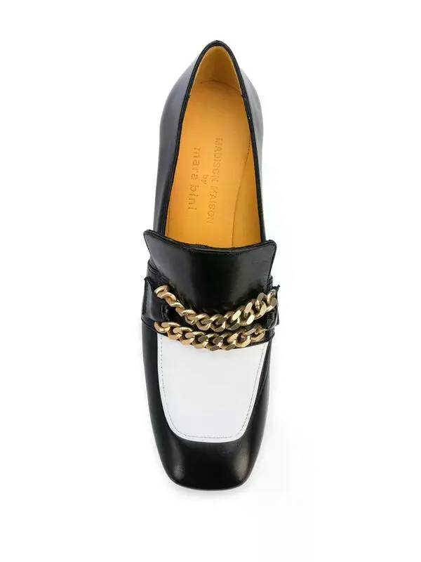 MADISON MAISON Perla Block Heel Loafers