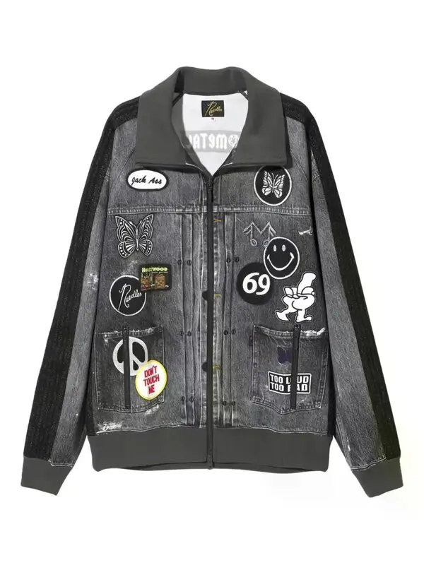Needles X Midnight Studios Denim Track Jacket - Black