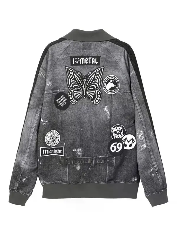 Needles X Midnight Studios Denim Track Jacket - Black
