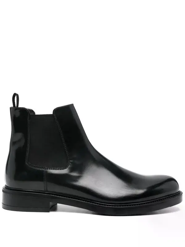 Prada Leather Chelsea Boots