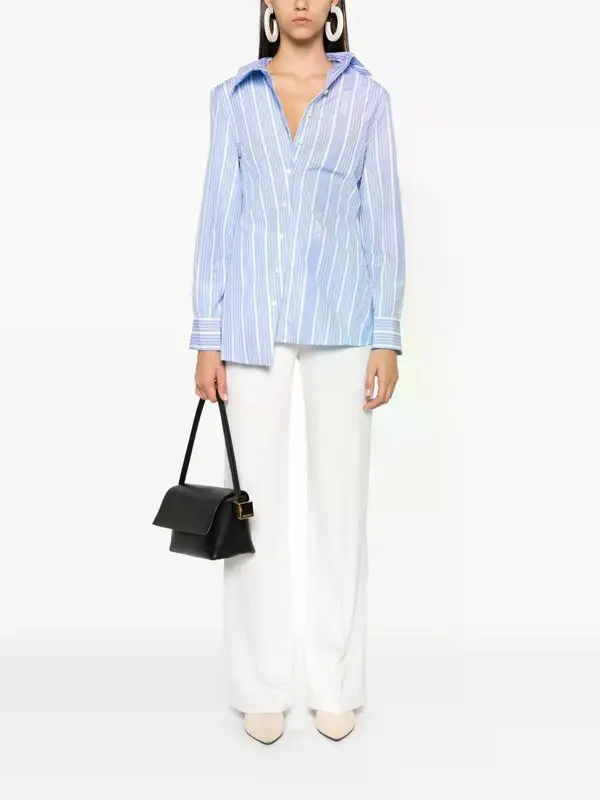 Jacquemus Pablo Pinstripe Shirt - Blue