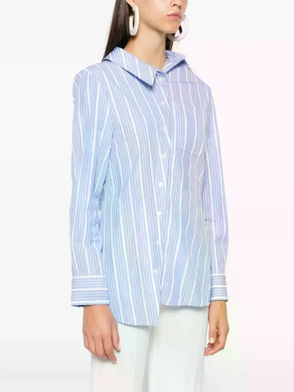 Jacquemus Pablo Pinstripe Shirt - Blue