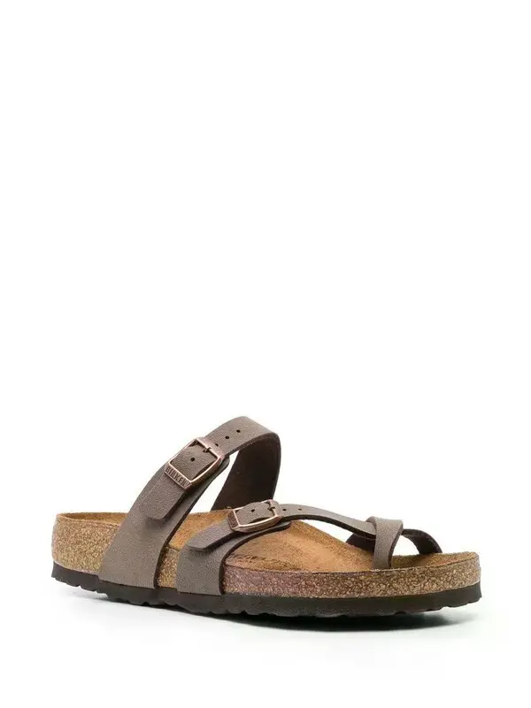 BIRKENSTOCK Mayari Leather Sandals - Brown