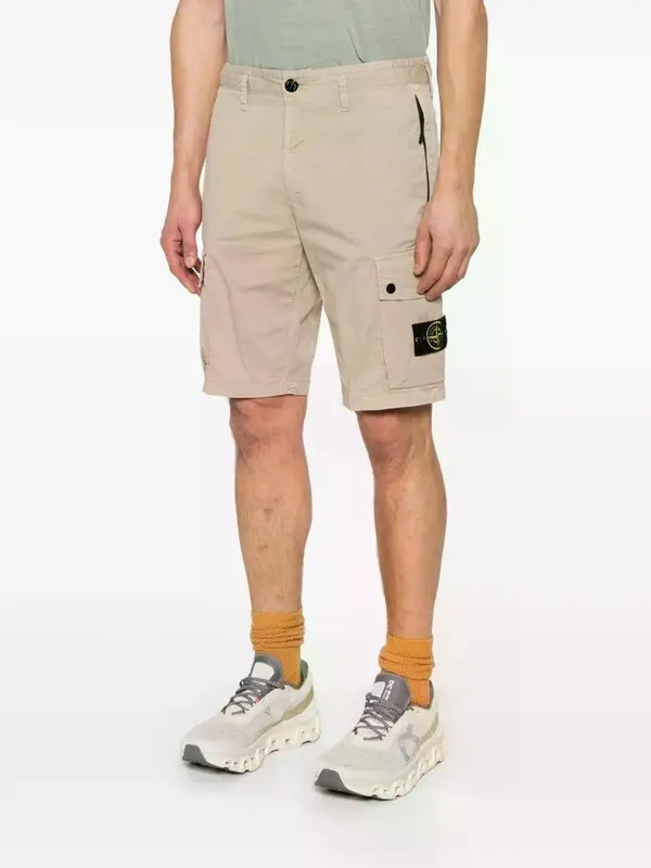 Stone Island Compass-badge Shorts - Neutrals