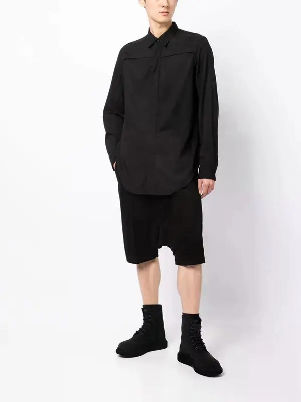 JULIUS Long-sleeved Shirt With Drop Crotch