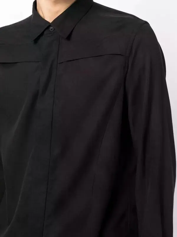 JULIUS Long-sleeved Shirt With Drop Crotch