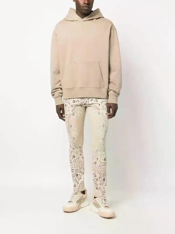 Philipp Plein Bandana Print Skinny Jeans