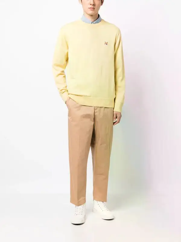 Maison Kitsuné Straight-leg Tailored Trousers