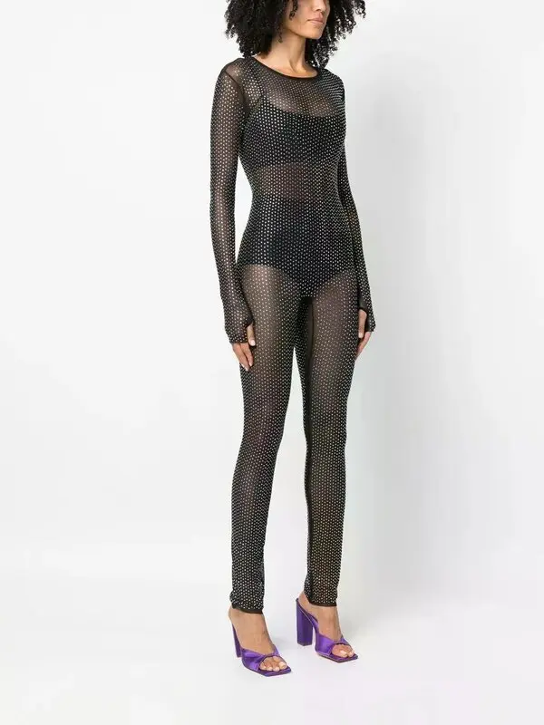 Patrizia Pepe Crystal-embellished Jumpsuit