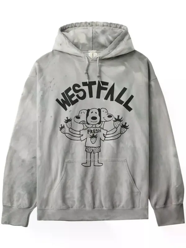 WESTFALL Hooded Cotton-blend Sweatshirt