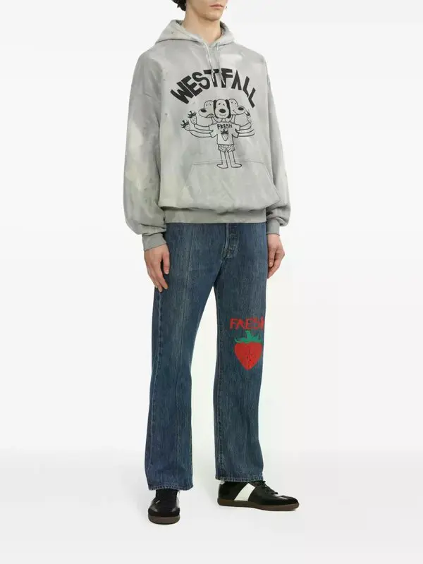 WESTFALL Hooded Cotton-blend Sweatshirt
