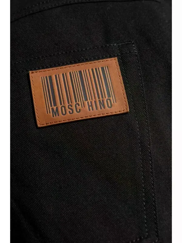 Moschino Logo Patch Trousers