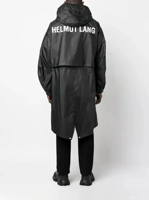 Helmut Lang Logo-print Drawstring Parka