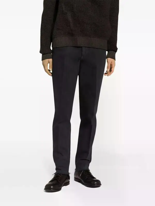 Dolce & Gabbana Pressed-crease Slim-cut Jeans