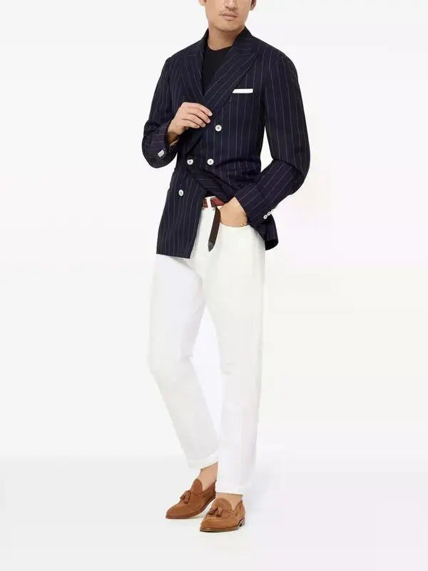 Brunello Cucinelli Crew-neck Cotton Jersey T-shirt - Blue
