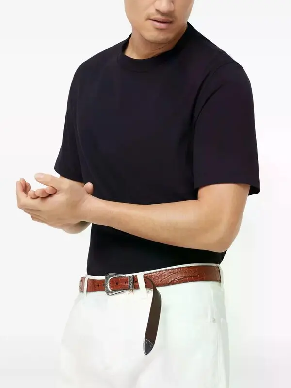 Brunello Cucinelli Crew-neck Cotton Jersey T-shirt - Blue