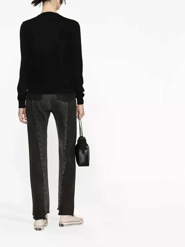 Play Comme Des Garcon Logo-patch Cardigan
