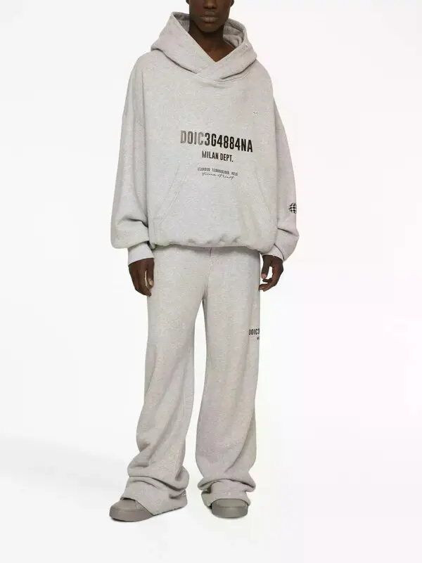 Dolce & Gabbana Logo-print Cotton Track Pants