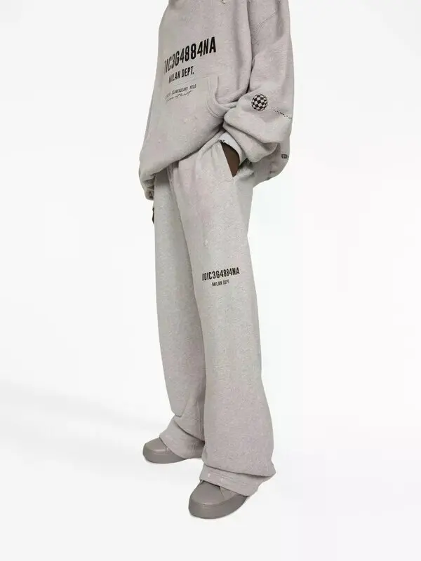 Dolce & Gabbana Logo-print Cotton Track Pants