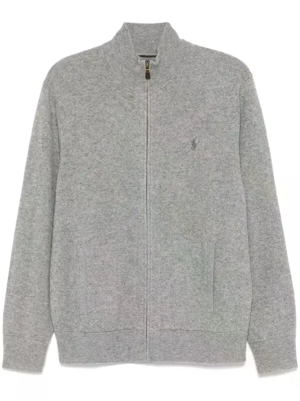 Polo Ralph Lauren Polo Pony-embroidered Wool Sweater - Grey