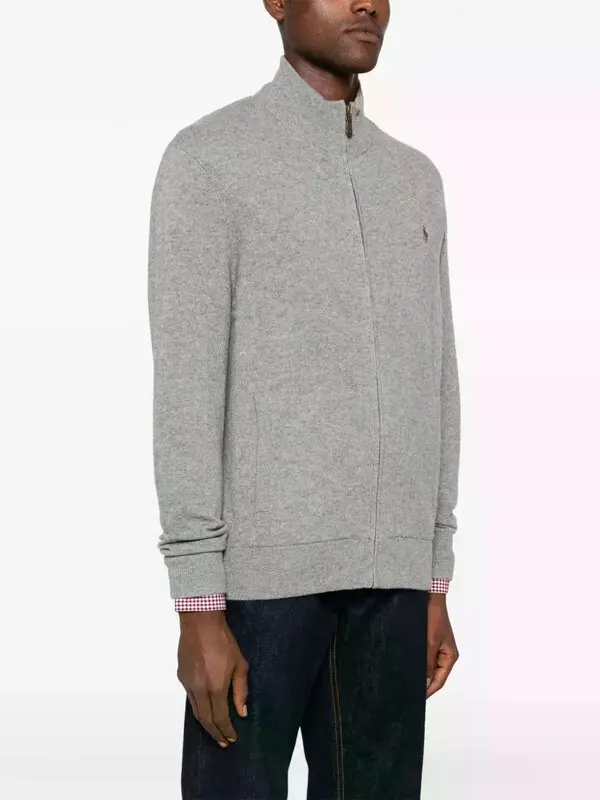 Polo Ralph Lauren Polo Pony-embroidered Wool Sweater - Grey