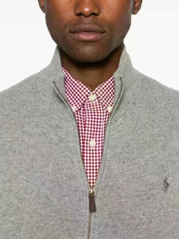 Polo Ralph Lauren Polo Pony-embroidered Wool Sweater - Grey