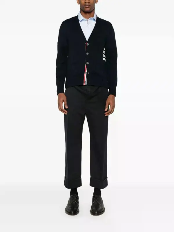Thom Browne Cotton V-neck Cardigan