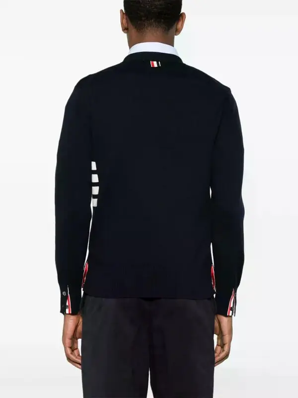 Thom Browne Cotton V-neck Cardigan