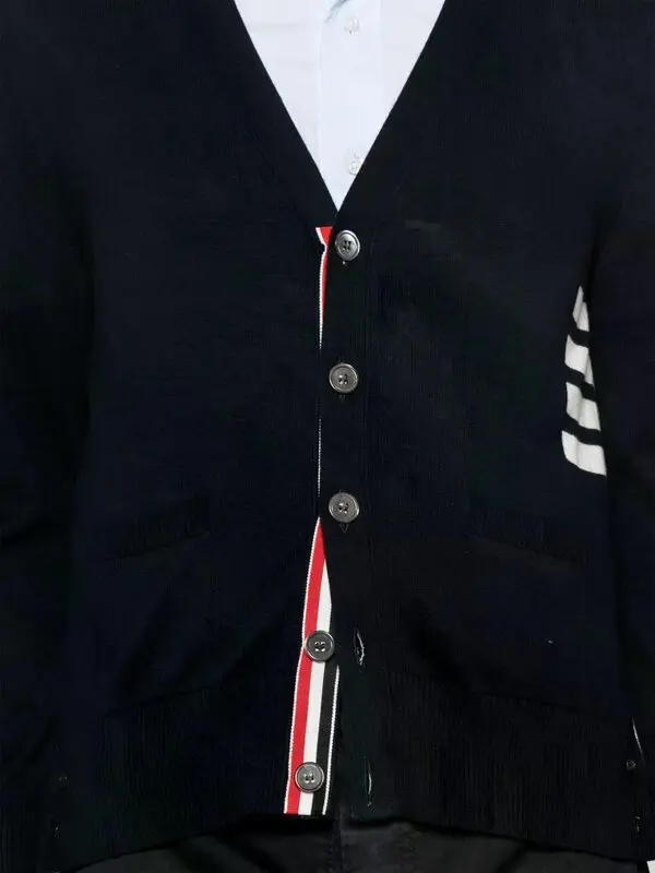 Thom Browne Cotton V-neck Cardigan