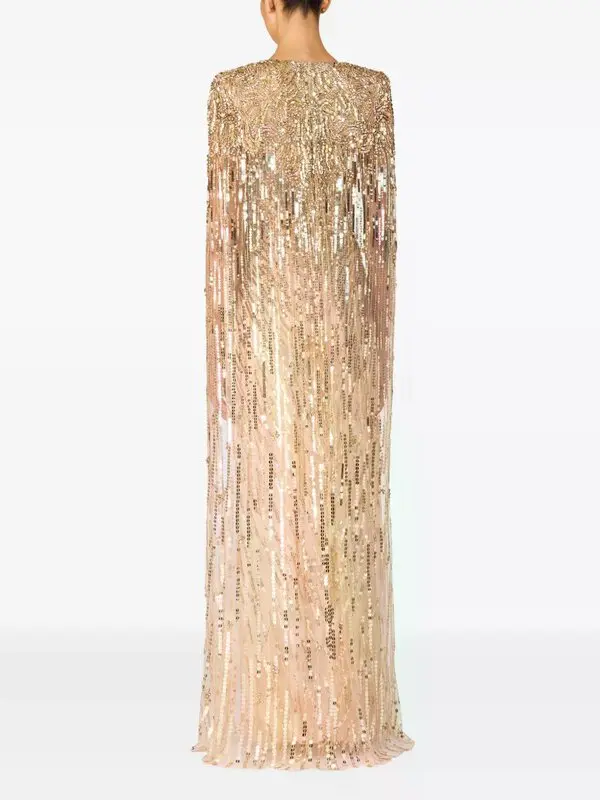 Jenny Packham Sequin-embellished Maxi Dress