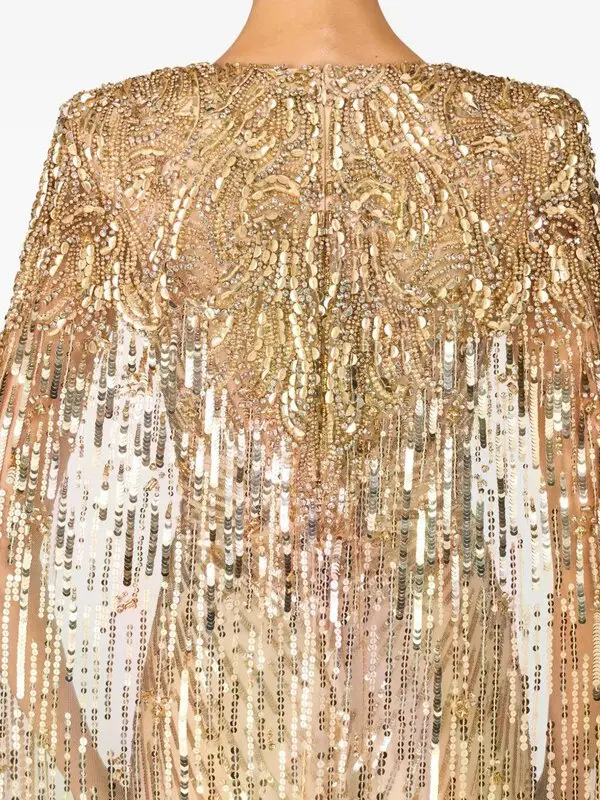 Jenny Packham Sequin-embellished Maxi Dress