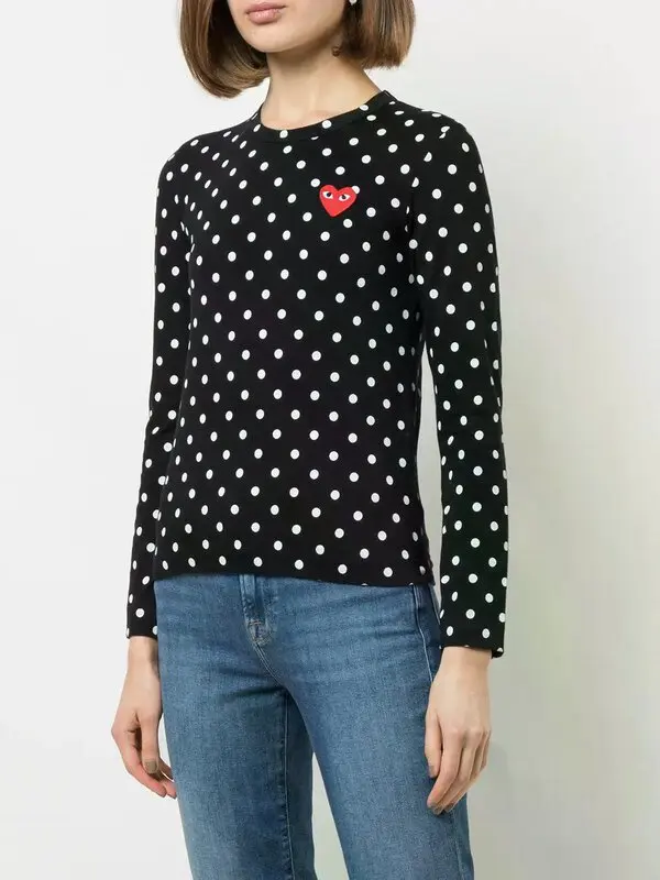 Play Comme Des Garcon Polka Dot T-shirt