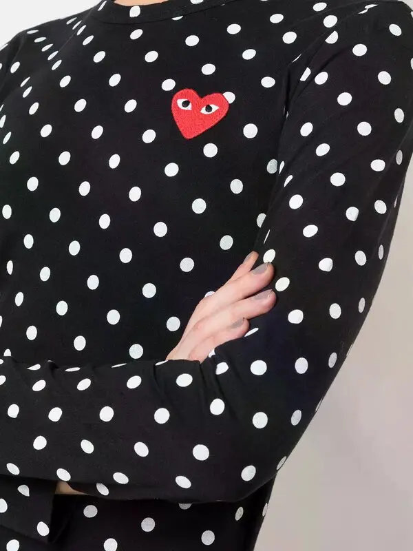 Play Comme Des Garcon Polka Dot T-shirt