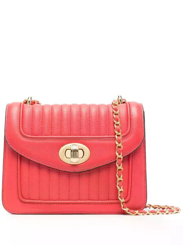 DELAGE Mini Ginette Shoulder Bag - Red