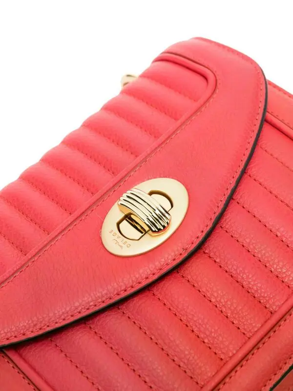 DELAGE Mini Ginette Shoulder Bag - Red