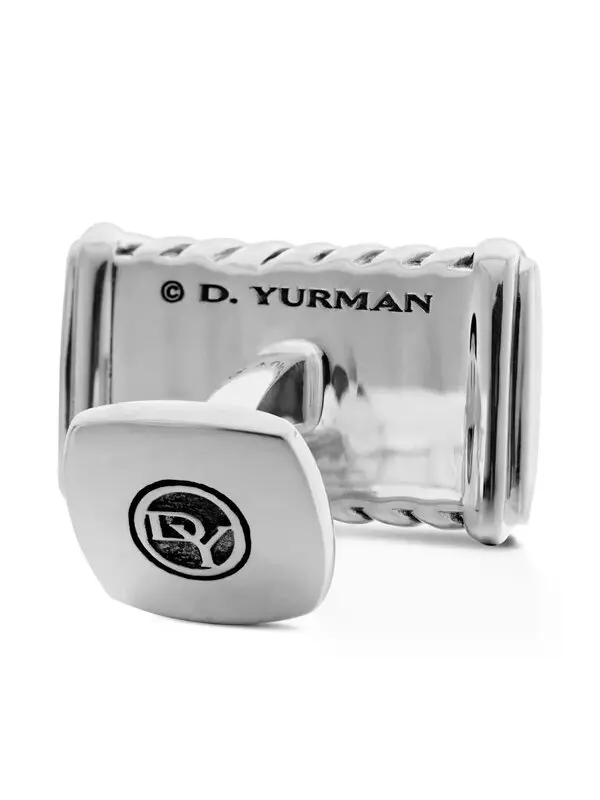 David Yurman Sterling Chevron Cufflinks
